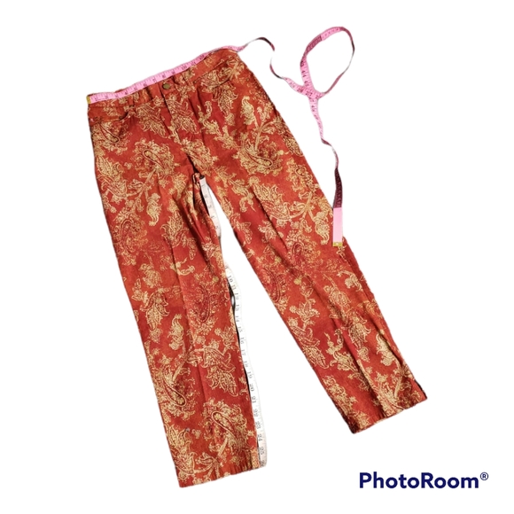 Lauren Ralph Lauren | Pants & Jumpsuits | Lauren Ralph Lauren Casual Cropped Paisley Pants Jeans ...